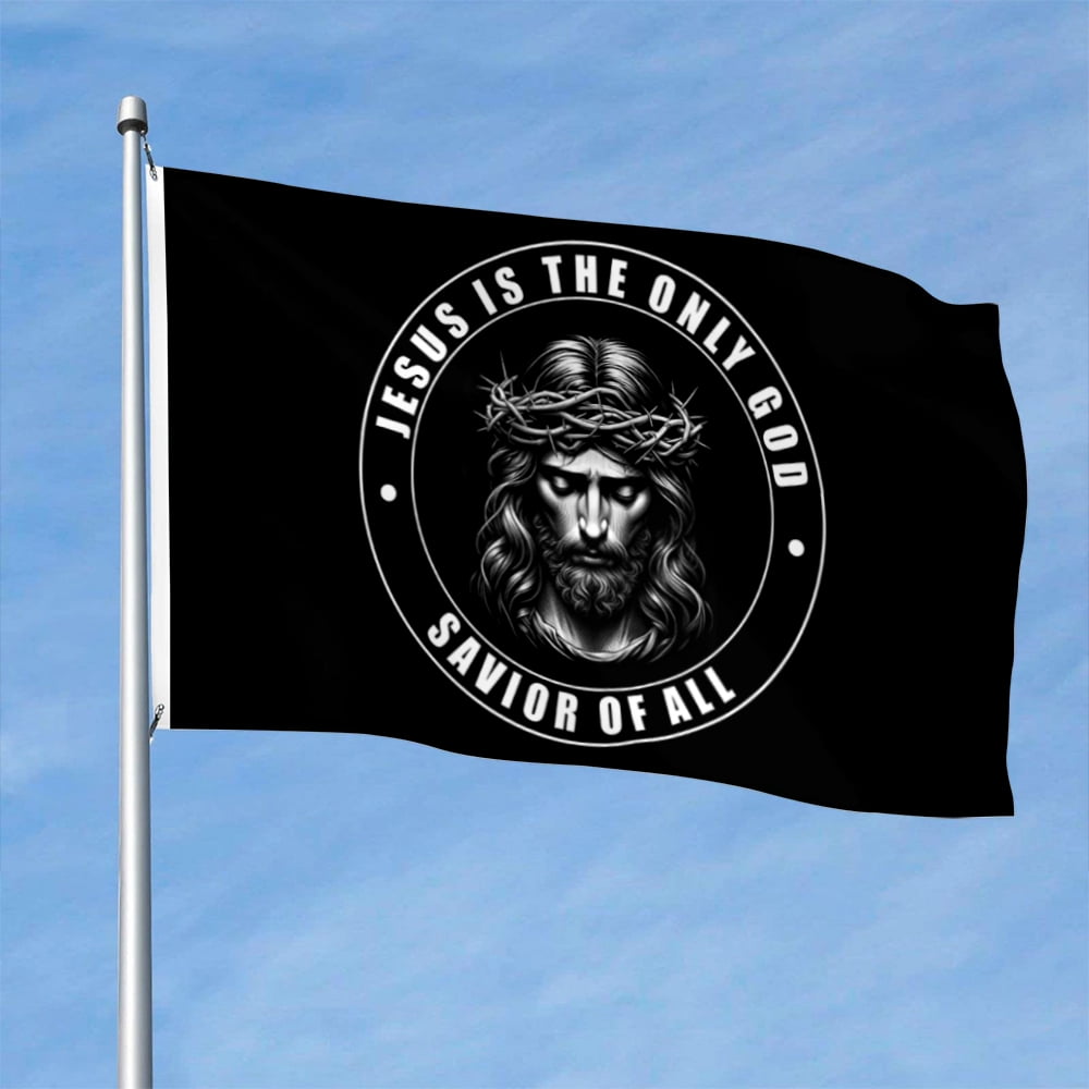 Cayyon Jesus is the only God Flag Banner with 2 Brass Grommets ...