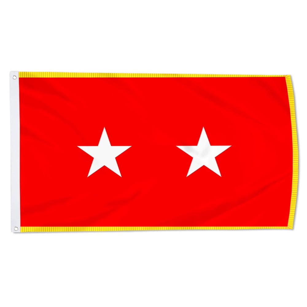 Cayyon Major General Flag 3x5Feet Military Banner with 2 Brass Grommets ...