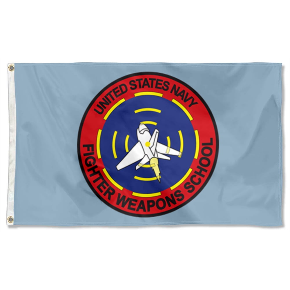 Cayyon Navy Fighter Weapons School Flag 3x5Feet Banner with 2 Brass ...