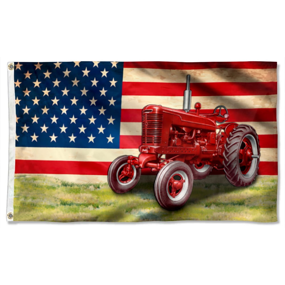 Cayyon Proud Farmer Tractor Farm Life Grommet Flag 3x5Feet Banner with ...