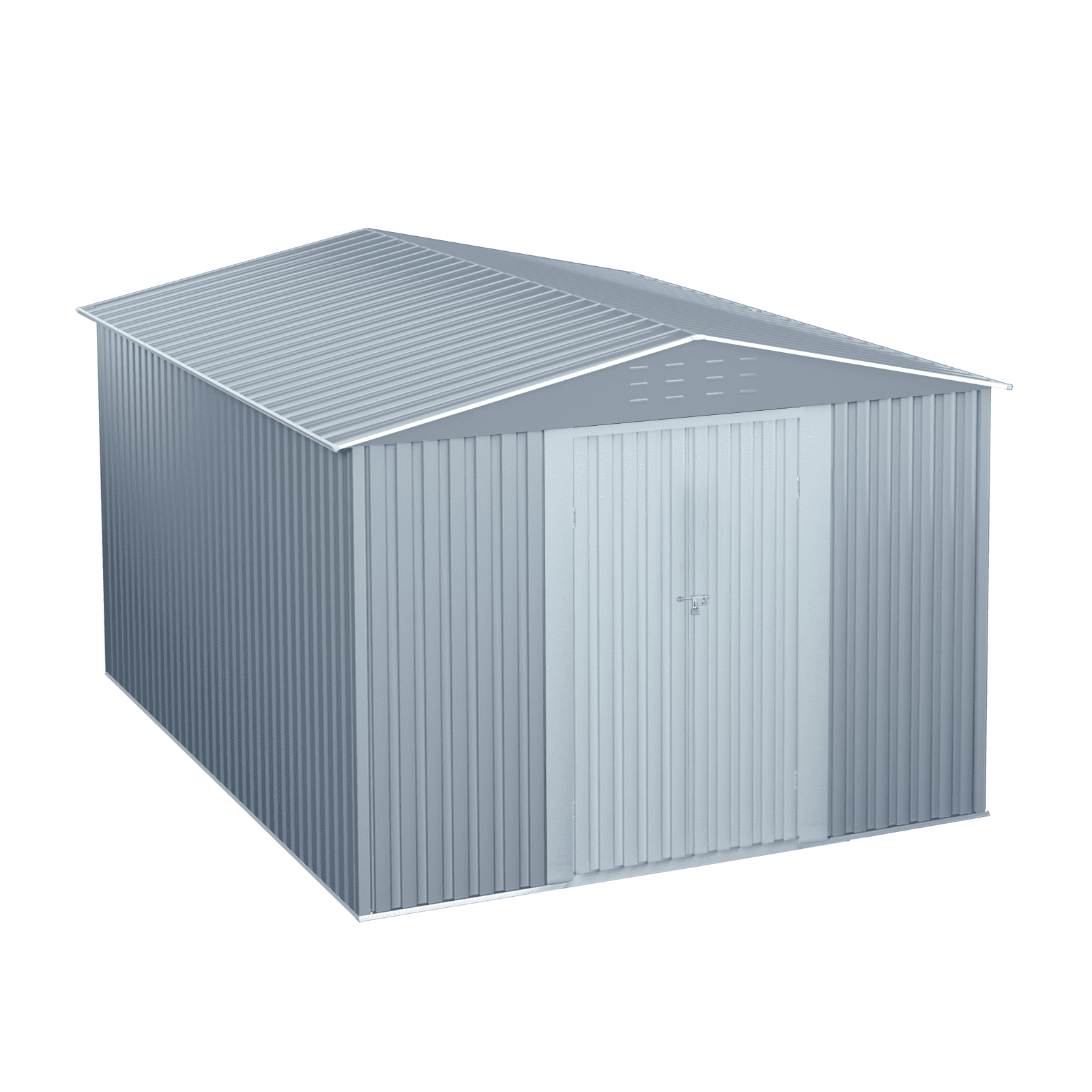 CazToi 10*10FT Sturdy Frame Metal Shed Utility Tool Storage Shed with ...