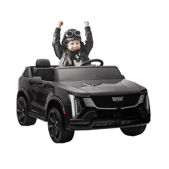 CazToi 24V 2-Seater Licensed Cadillac Electric Car for Kids 3-8 Toddler ...