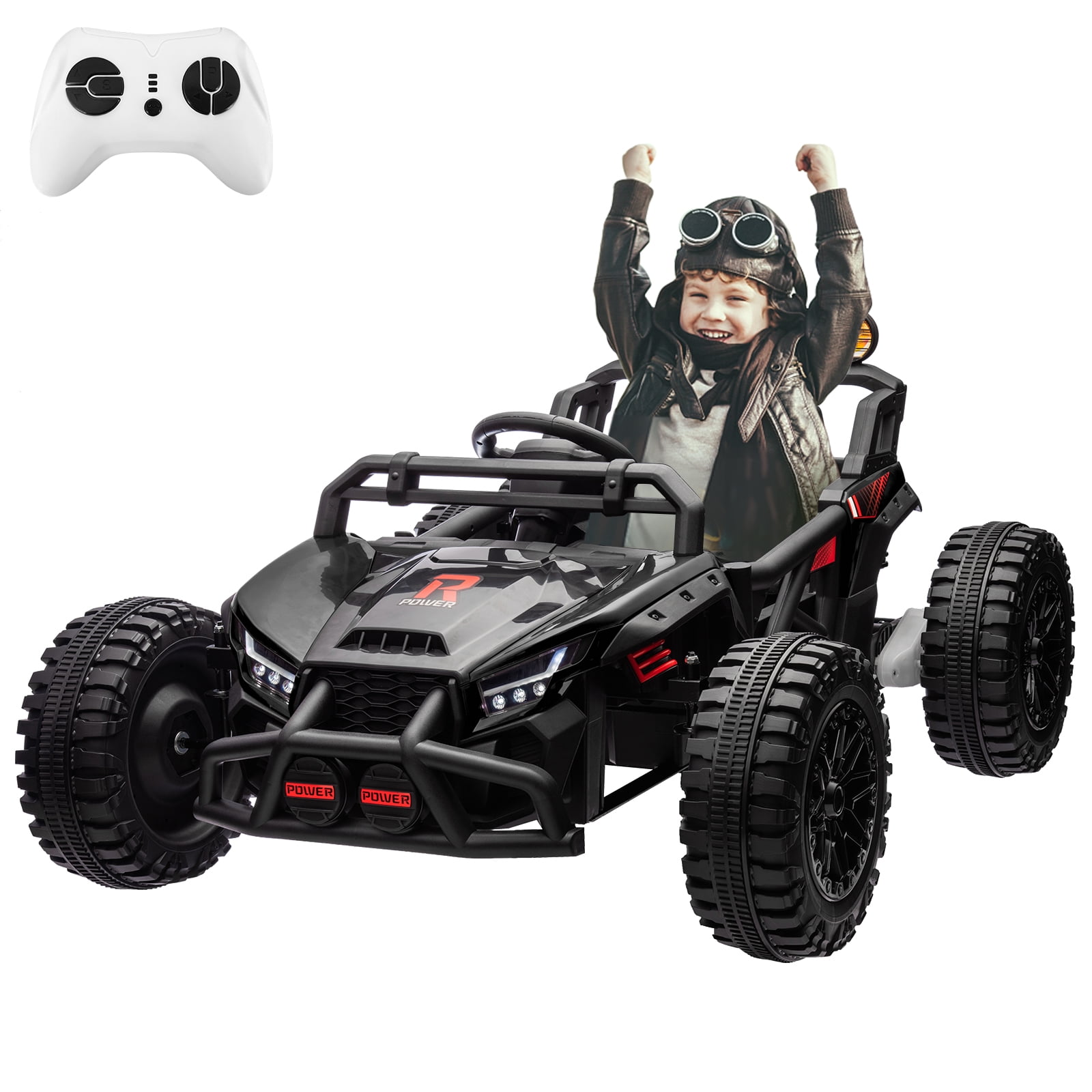 CazToi 24V Ride On UTV, Battery Powered Electric UTV with Remote ...