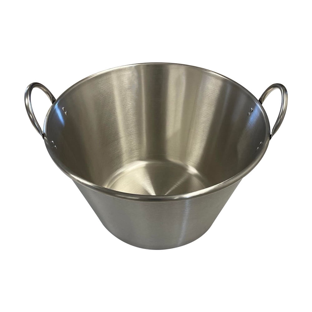 Cazo Stainless Steel 27.5" Caso Para Carnitas Comal Fry Pot Pan Wok ...