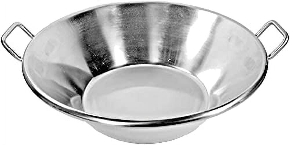 Ballington 17×11×4 Heavy Duty Stainless Steel Skillet - Walmart.com