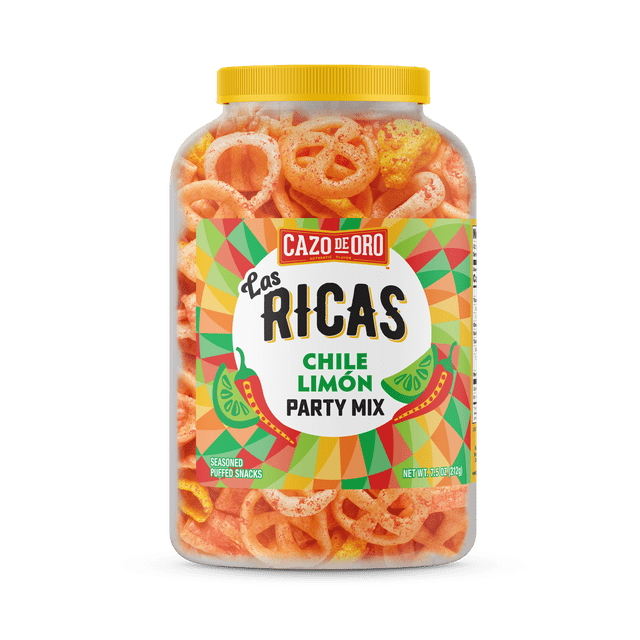 Cazo de Oro Las Ricas 7.5oz - Authentic Mexican Chile Limon Party Mix ...