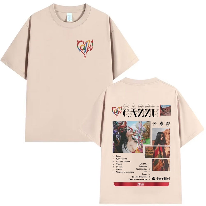 Cazzu Dark Symbol Graphic T-Shirt 2025 - Teenagers Unisex Cotton Blend ...