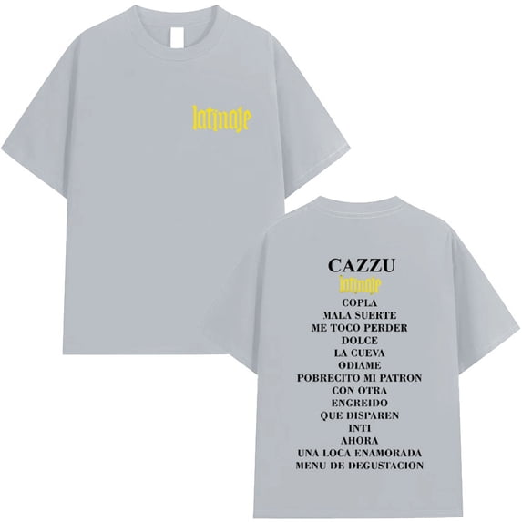 Cazzu Dark Symbol Graphic T-Shirt 2025 - Unisex Cotton Blend Short ...