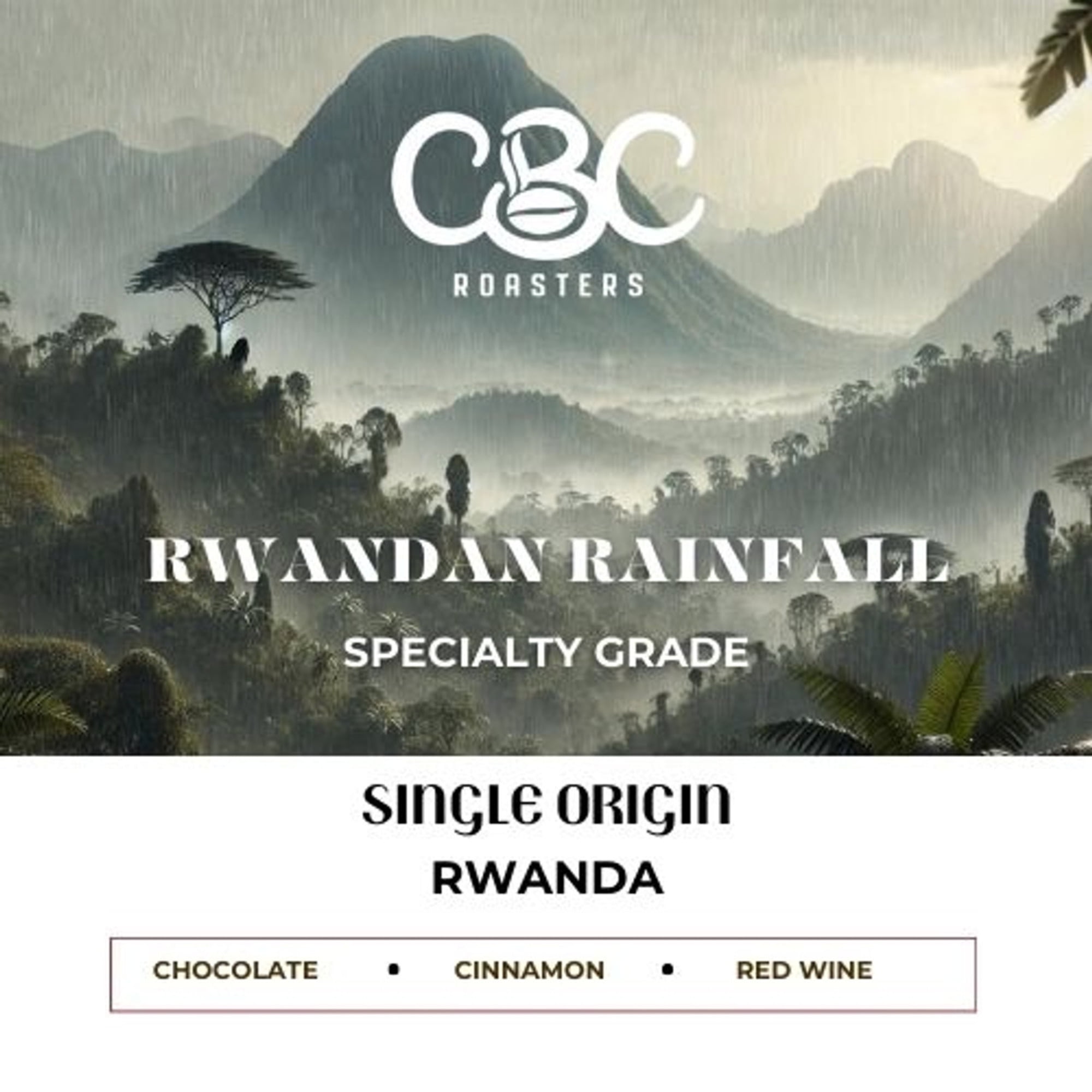 Cbc Roasters Rwandan Rainfall - Rwandan Single Origin Coffee - 12 Oz, Drip/pour Over, Dark ...