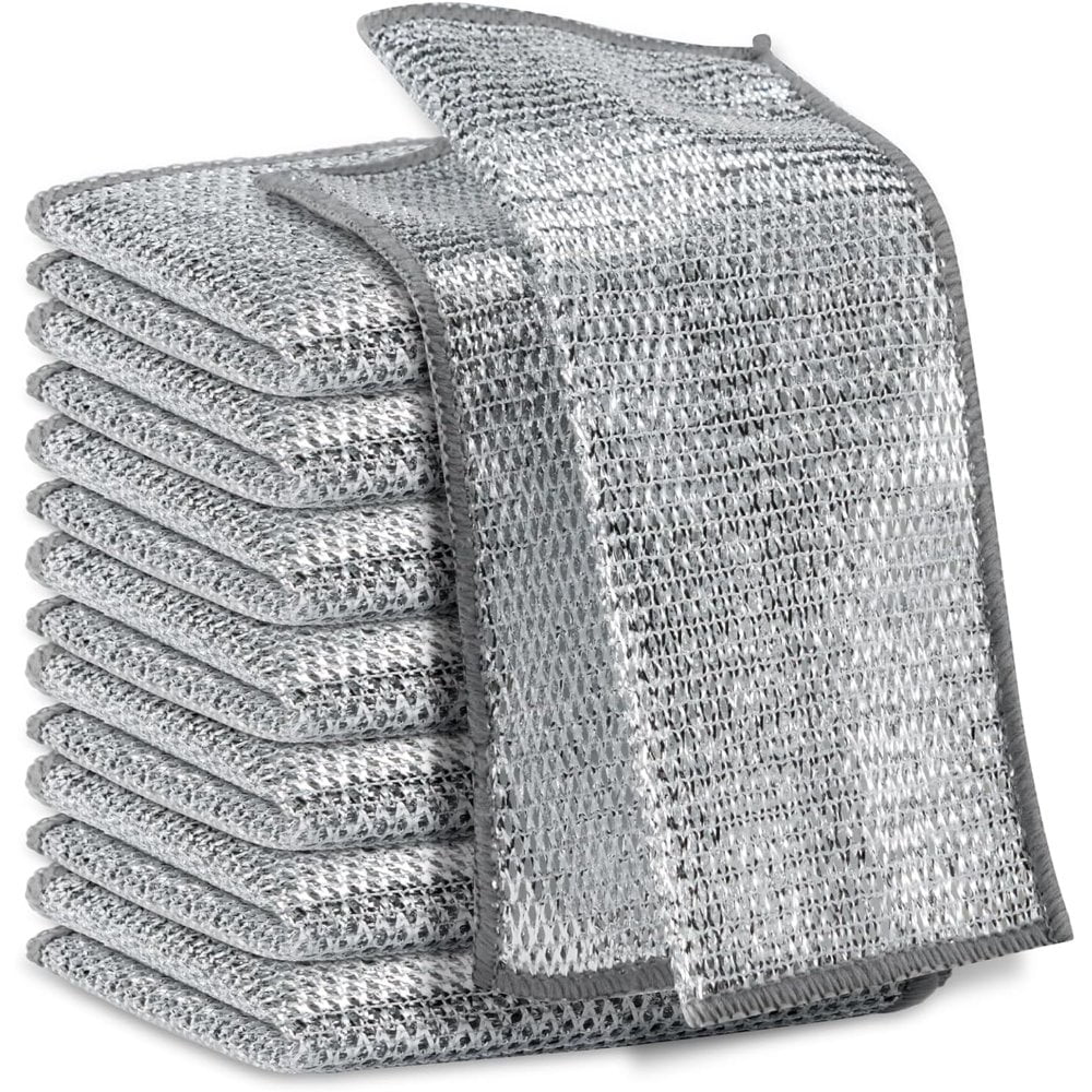 Cbcbtwo 10PCS Multipurpose Wire Wire Dishcloth Wire Dishwashing Rags ...