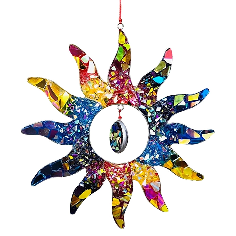 Cbcbtwo Wind Chimes, Rainbow Acrylic Wind Chime, 8.5 Inch, Garden Patio ...