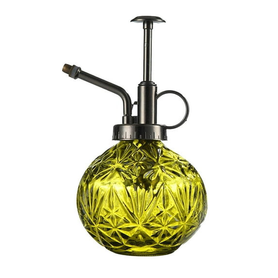 Cbzote Embossed Snowflake Design Glass Watering Can for Indoor and ...