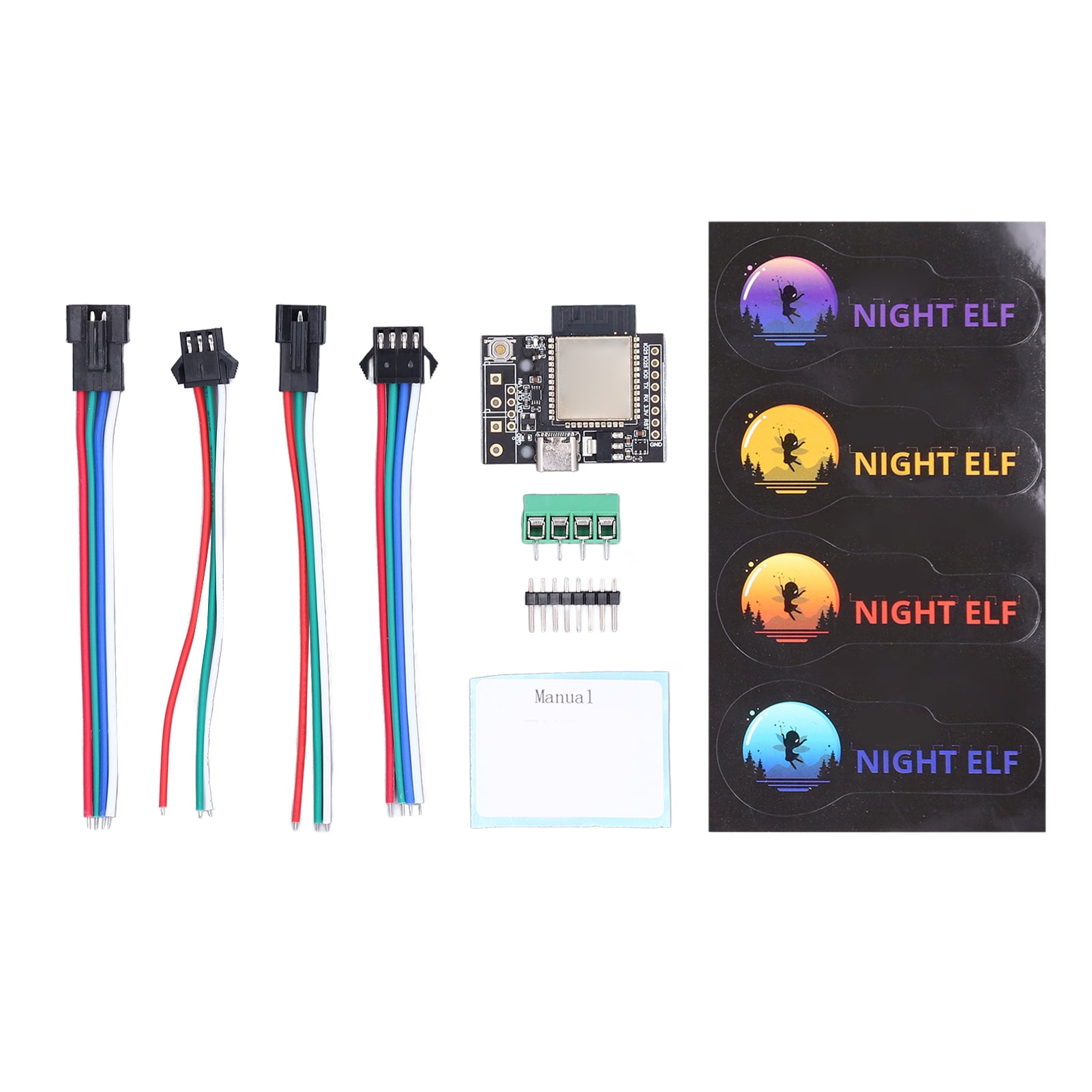 Cccanaooolceie LED Controller RGB Light Strip Remote Control Module ...