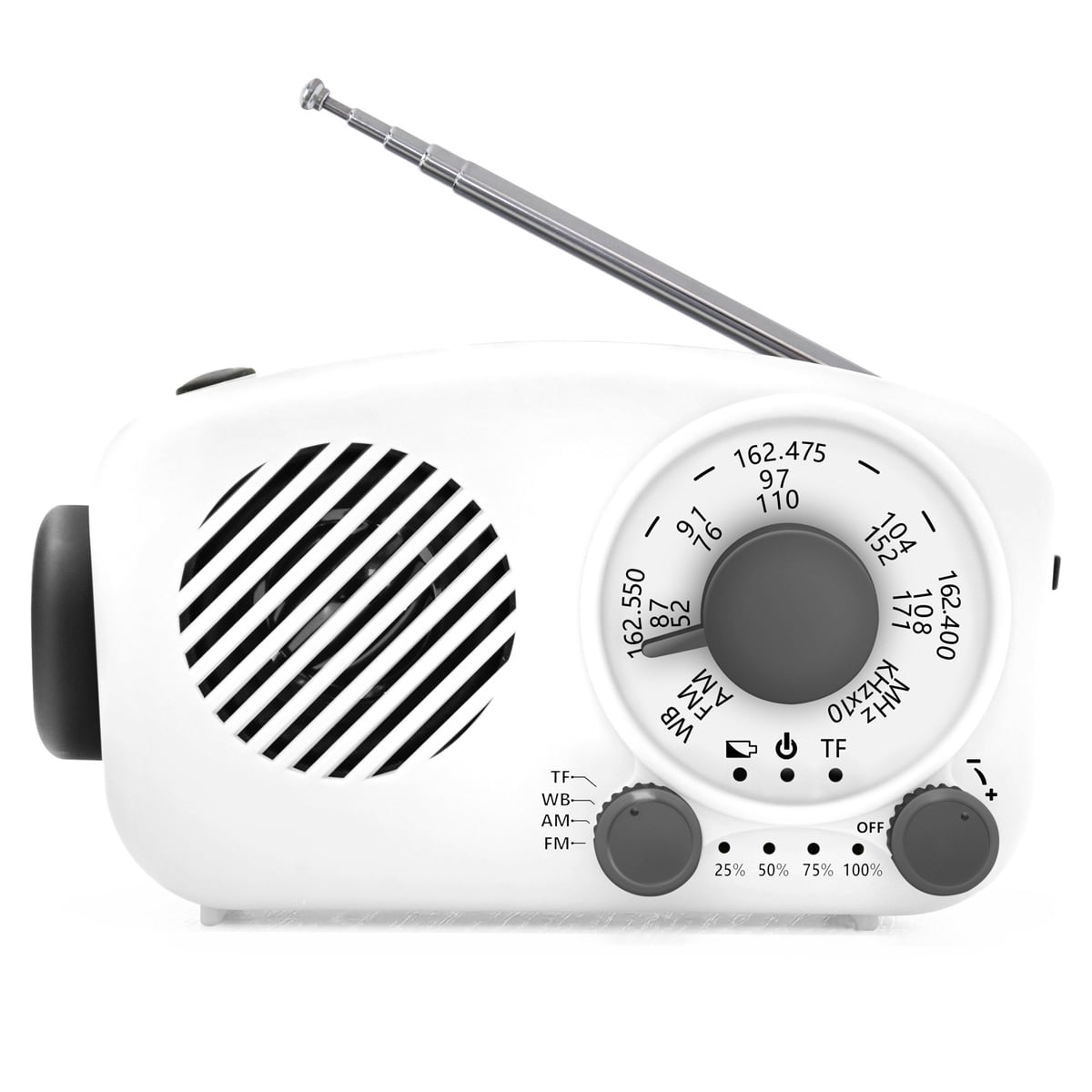 Cccanaooolceie Solar Emergency Hand Crank Weather Radio, Portable Self ...