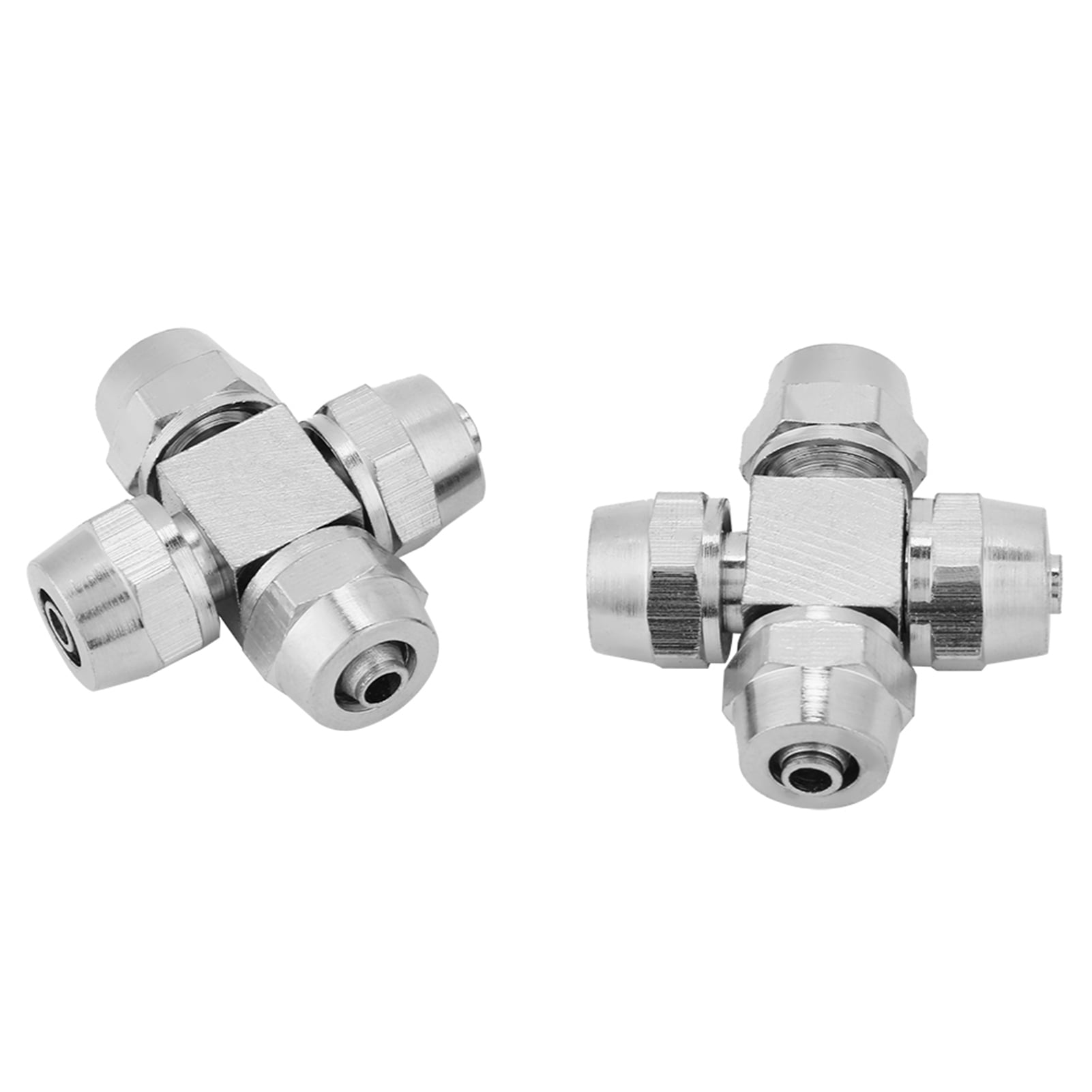 Cccanaooolceie T?type 4?ways Pneumatic Female Thread Quick Fitting ...