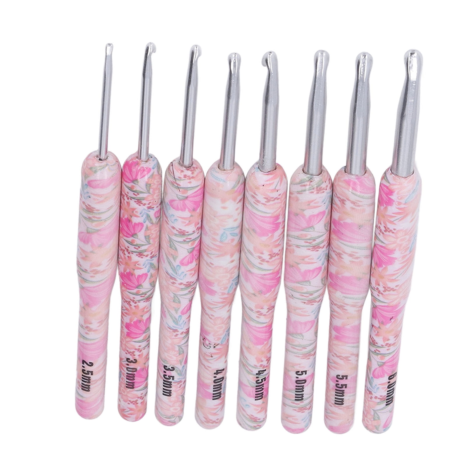 Ccdes Aluminum Crochet Hook Set with Ergonomic Grip (8 Piece) - Walmart.com