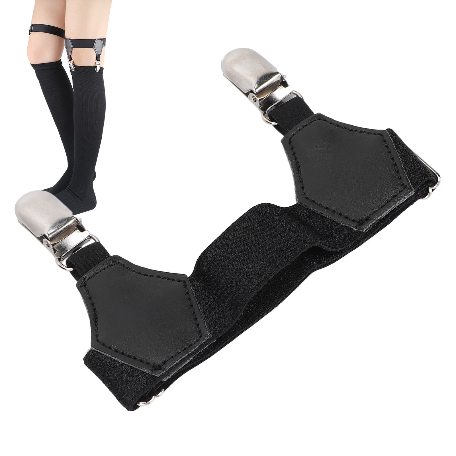 Ccdes Sock Garters,Adjustable Sock Garters,Sock Garters Metal Double ...