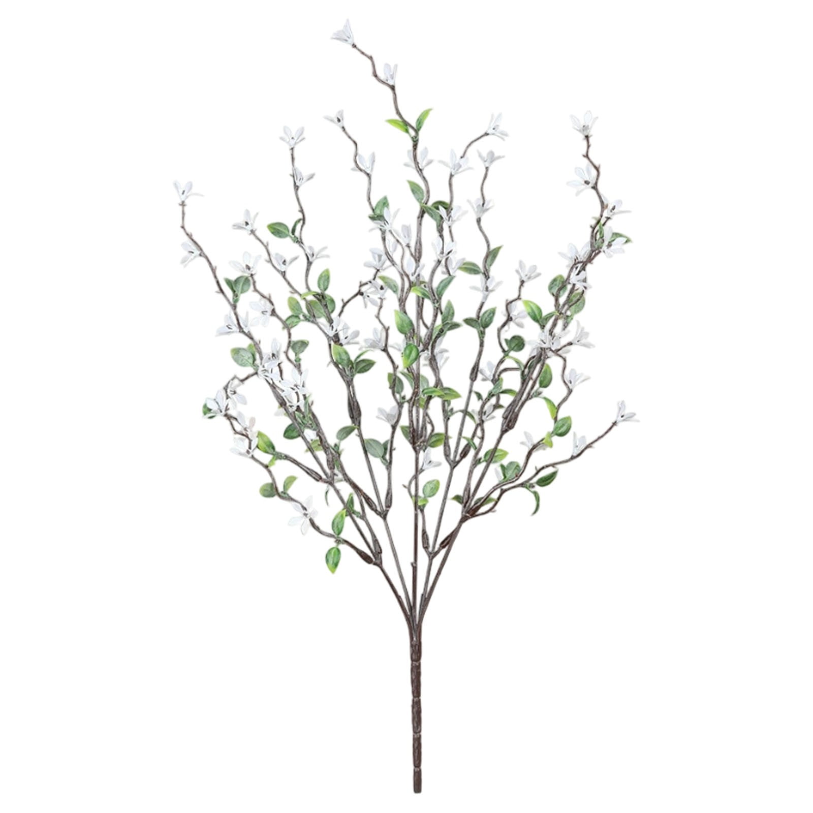 Ccgaton Store 2026 New Blossom Branches Artificial Flowers Creamy ...