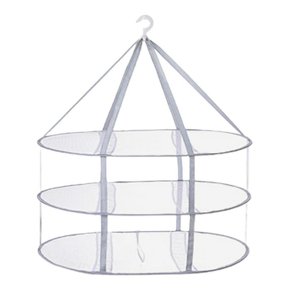 Ccgaton Store Clearance 1Pc 3 - Tier Folding Mesh Clothes Hanging Dryer ...