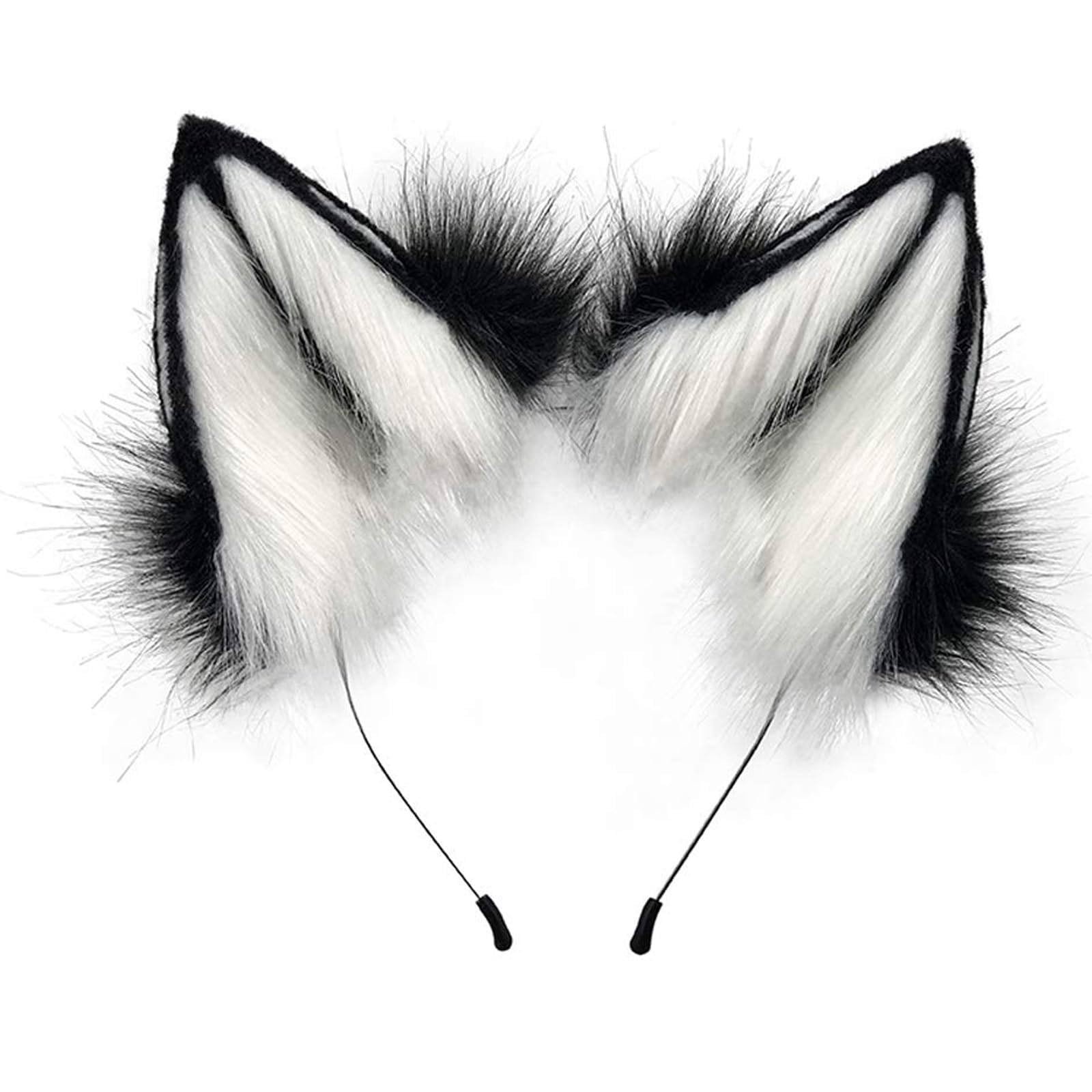 Ccgaton Store Clearance 1Pc Fox Long Fur Ears Hair Headwear, 2026 Fox ...