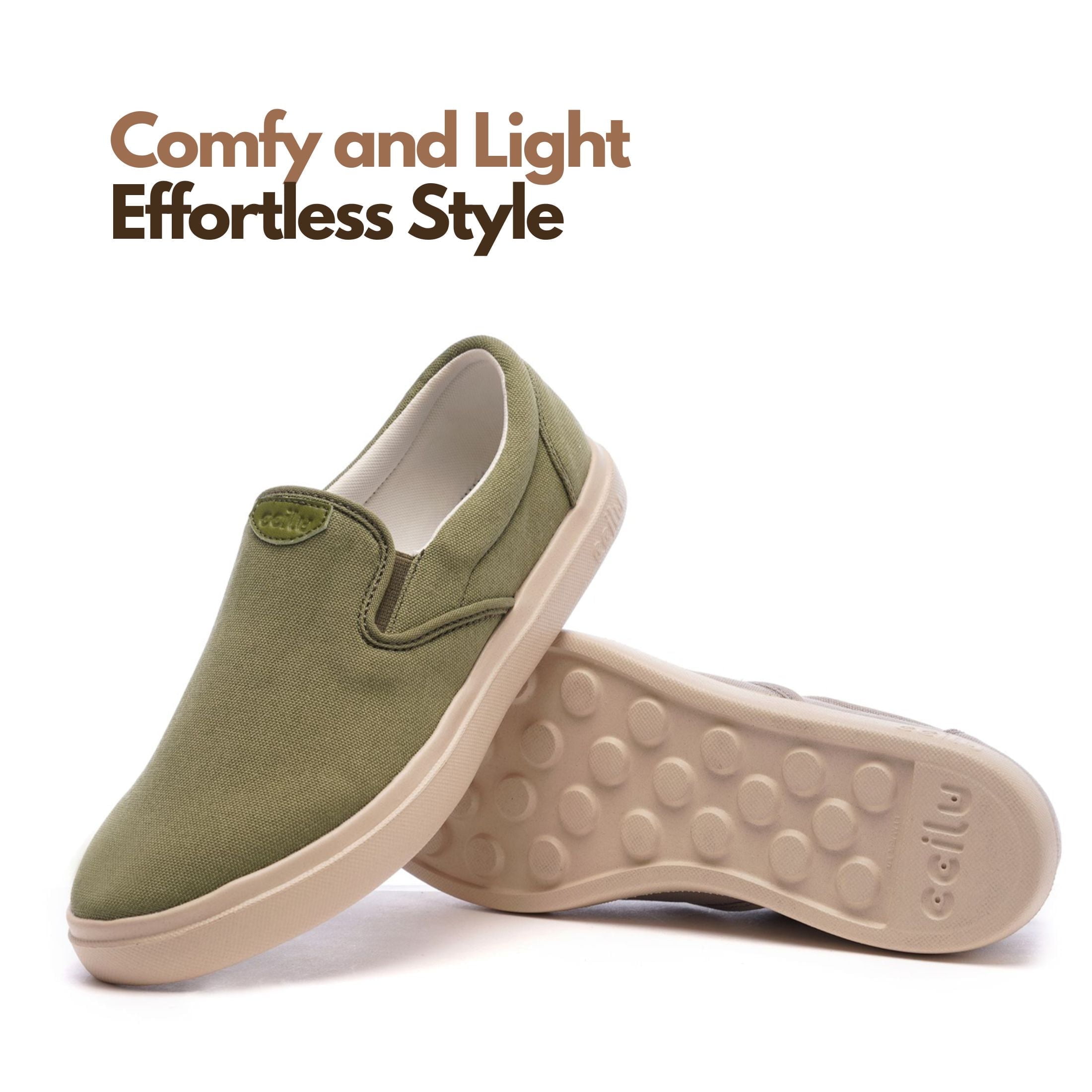 Ccilu XpreSole Cody Men Slip-on Casual Eco-friendly Sneakers Lightweight Comfortable Walking ...
