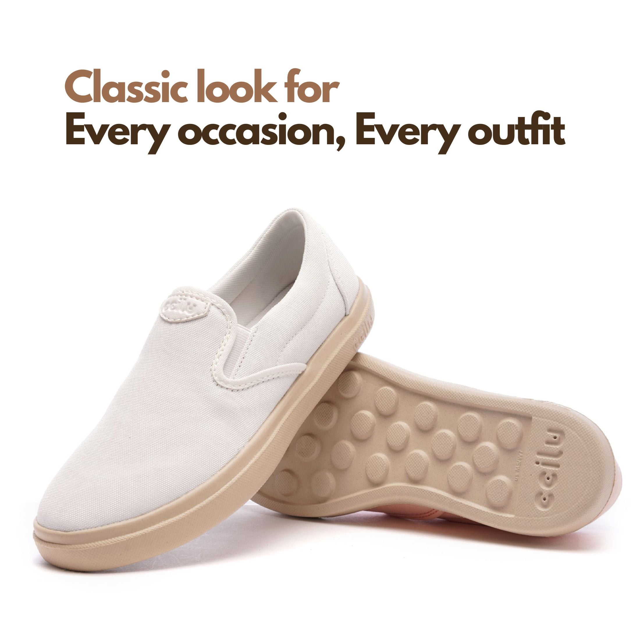 Ccilu XpreSole Cody Women Slip-on Casual Eco-friendly Sneakers Lightweight Comfortable Walking ...