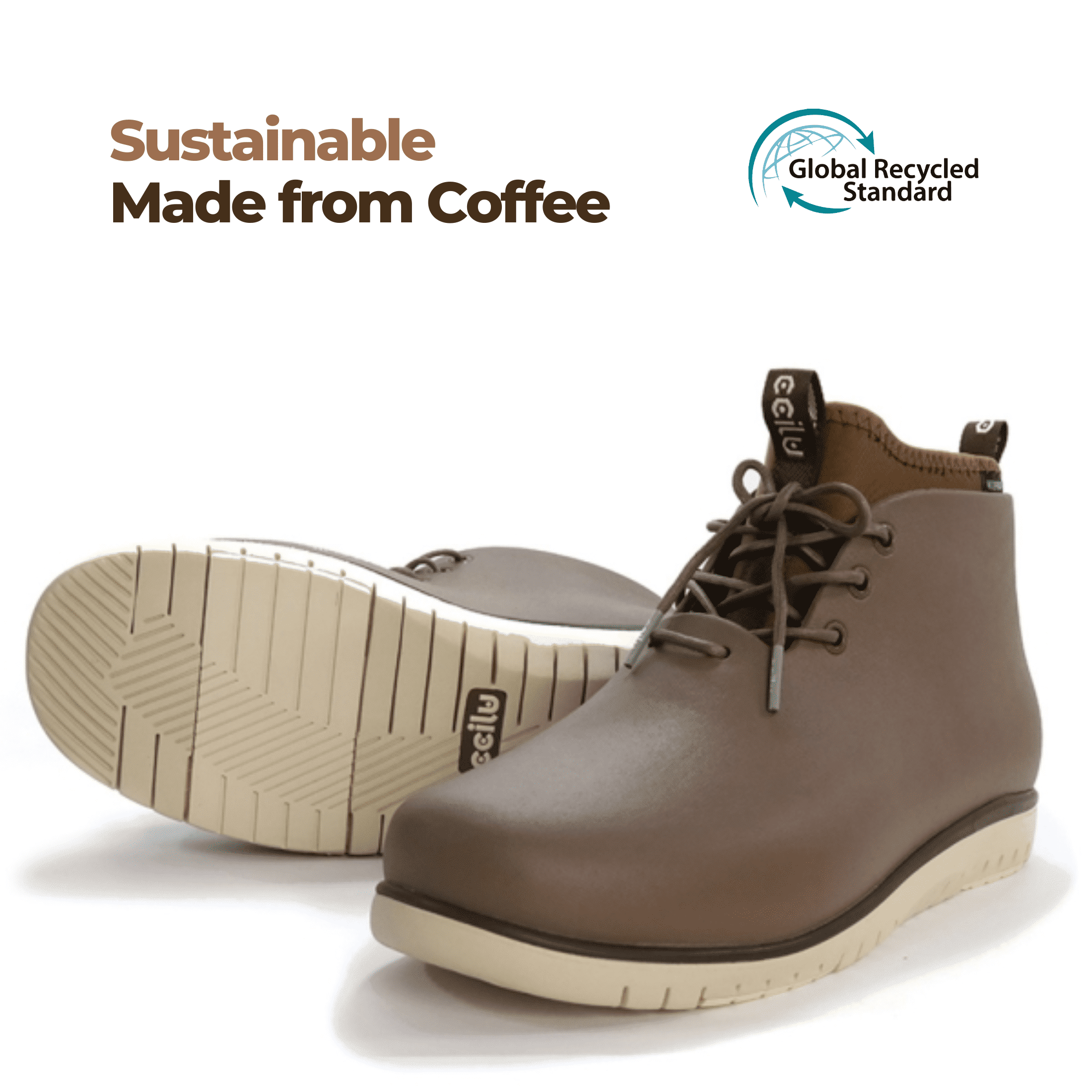 Ccilu XpreSole Panto Men High Top Ankle Eco-friendly Boots Anti-slipping Lightweight Rainboots ...