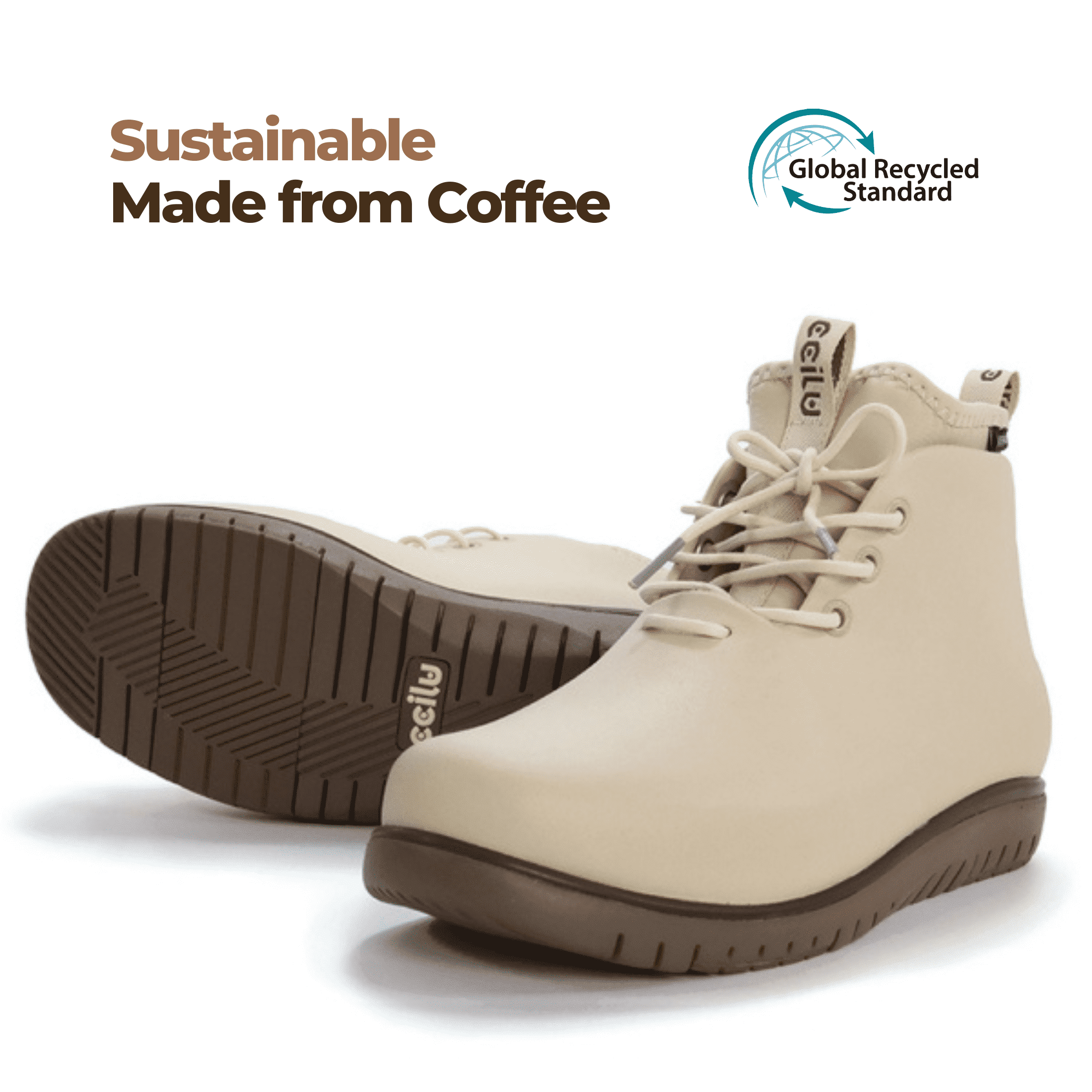 Ccilu XpreSole Panto Women High Top Ankle Eco-friendly Boots Anti-slipping Lightweight Rainboots ...