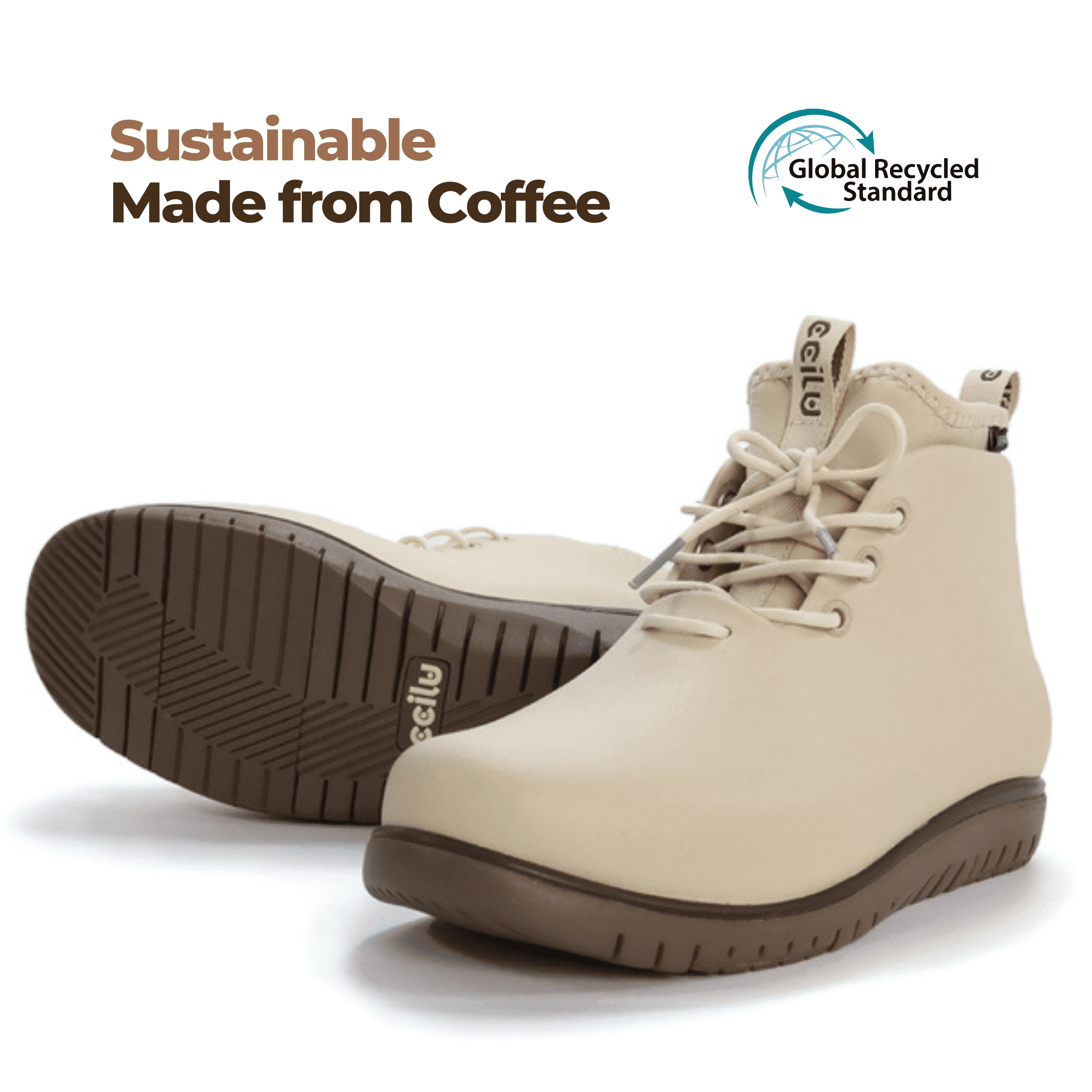 Ccilu XpreSole Panto Women High Top Ankle Eco-friendly Boots Anti-slipping Lightweight Rainboots ...