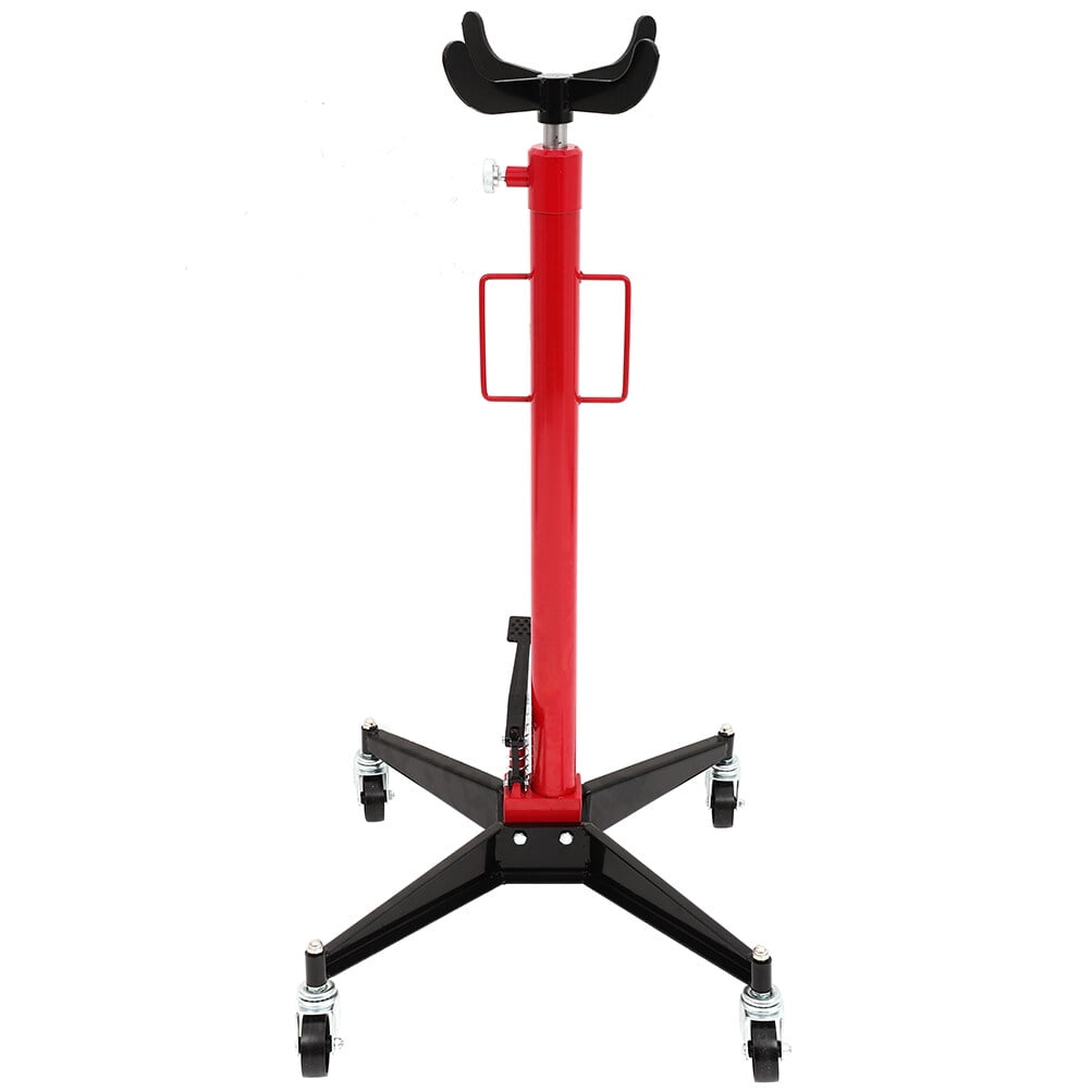 Cciyu 1100 LB Manual Hydraulic Adjustable Transmission Jack Wheels Lift ...