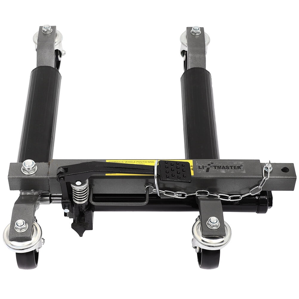 Cciyu 2PC 1250lb positioning wheel Dolly hydraulic jack lifter mobile ...