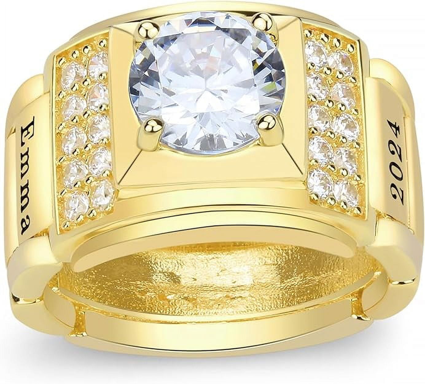 Ccjcinata Fully Personalized Customizable university class rings for ...