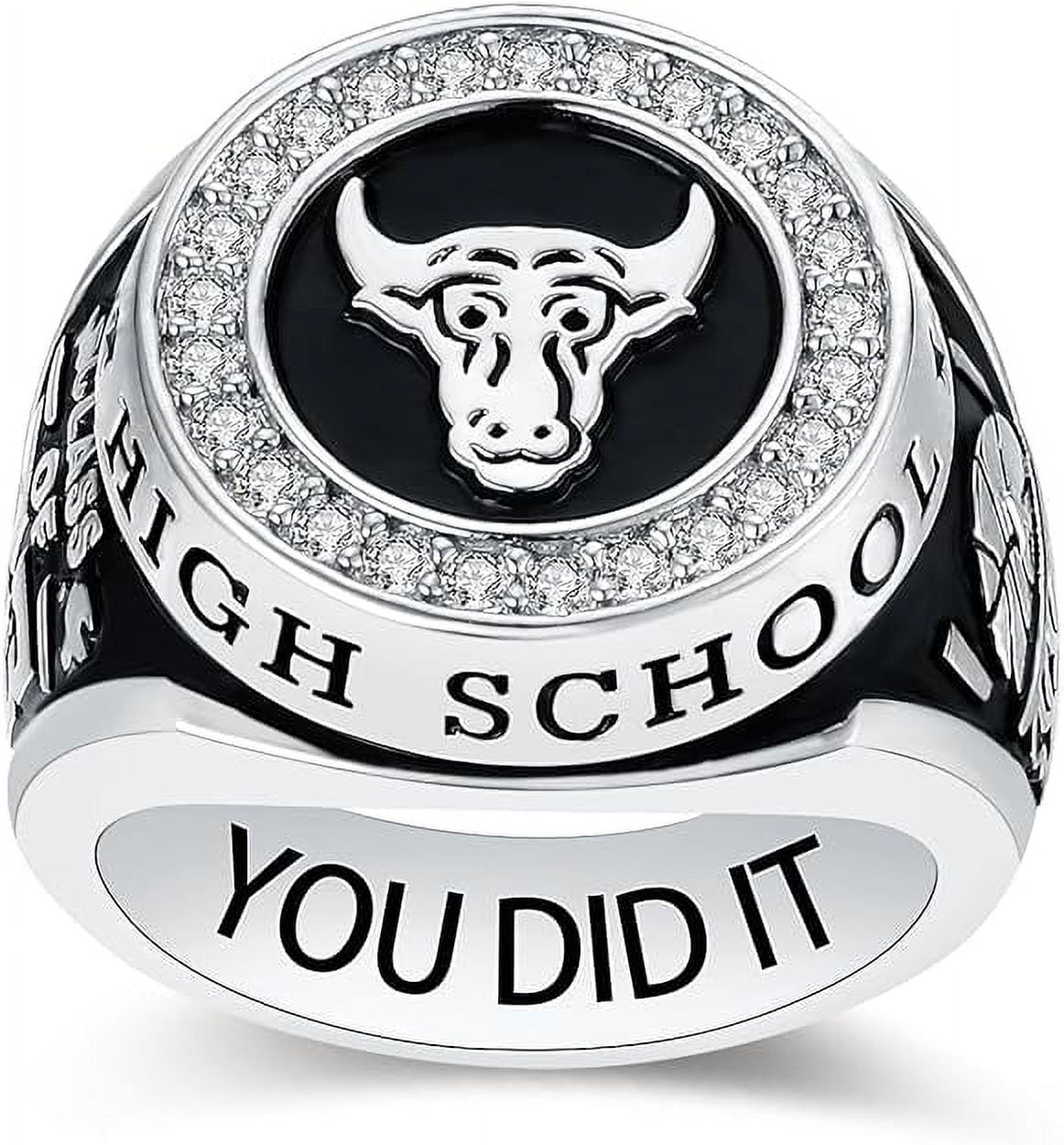 Ccjcinata Fully Personalized Customized Cubic Zirconia Sterling Silver ...