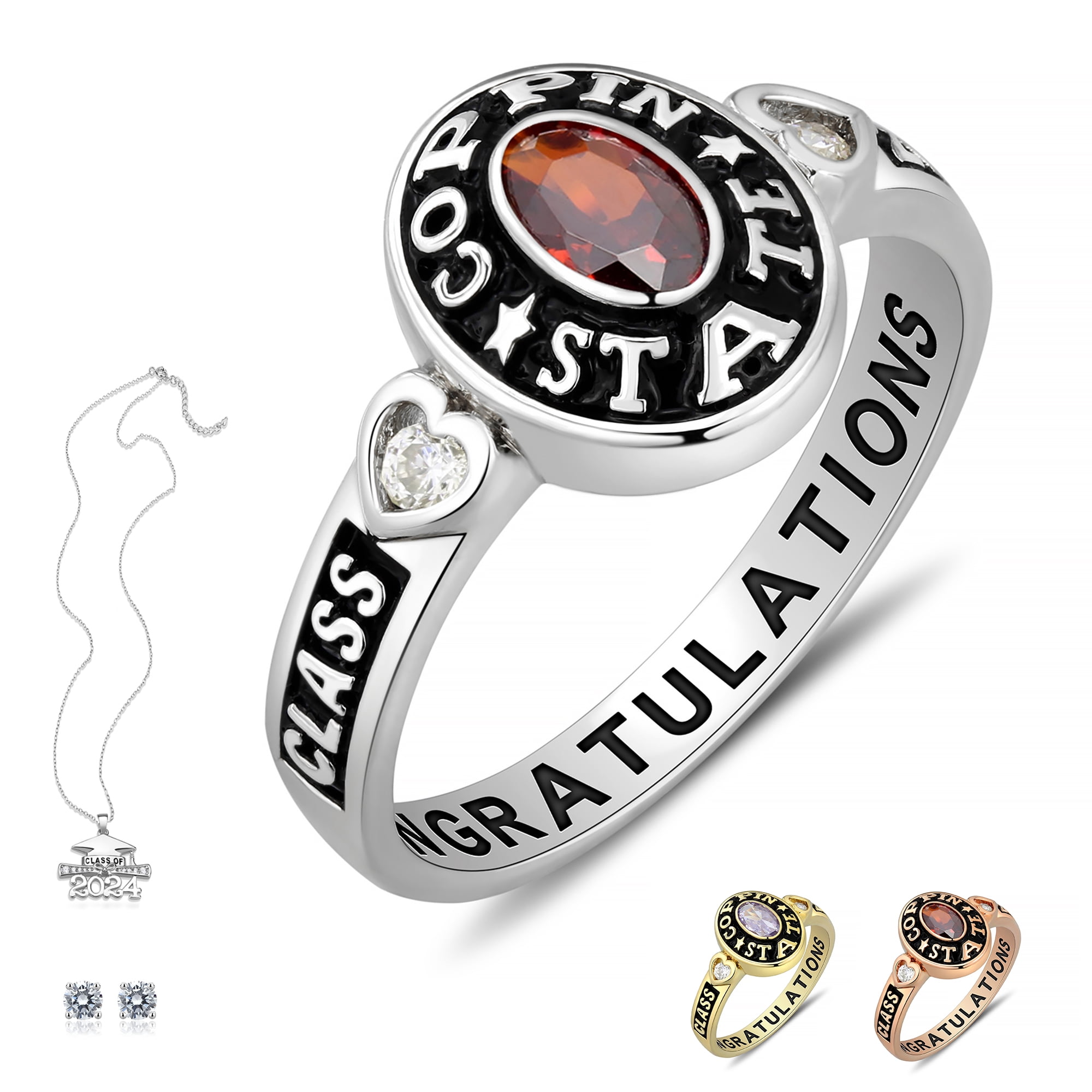 Ccjcinata Fully Personalized Customized Ladies class ring is fully ...