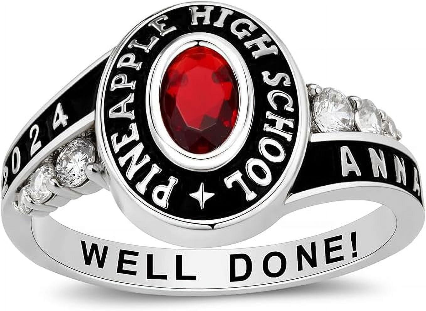 Ccjcinata Fully Personalized Customized Sterling Silver Ladies High ...