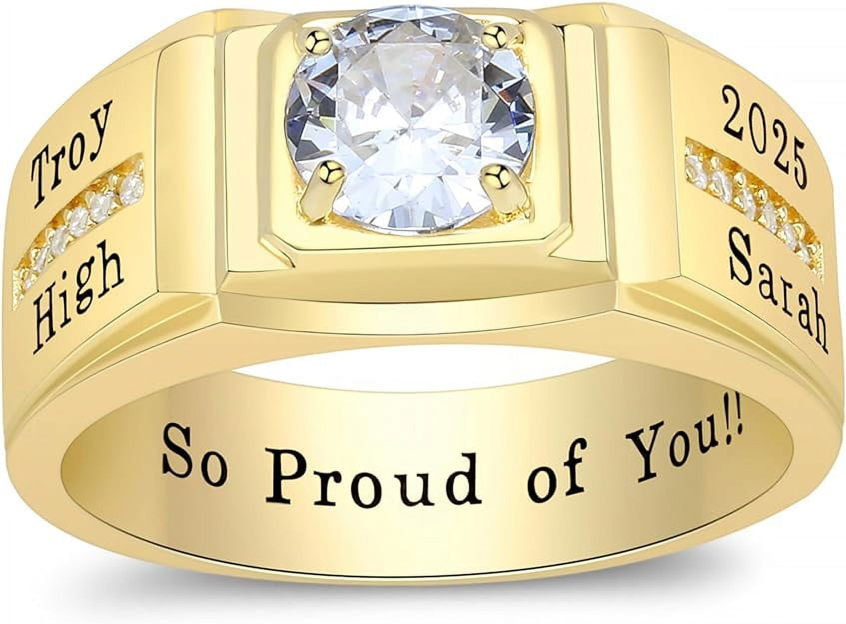 Ccjcinata Personalized Customizable university class rings for high ...