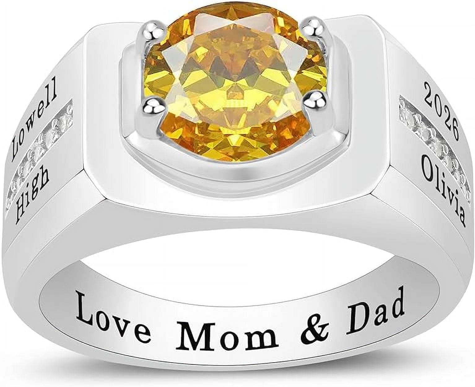 Ccjcinata Personalized Customizable university class rings for high ...