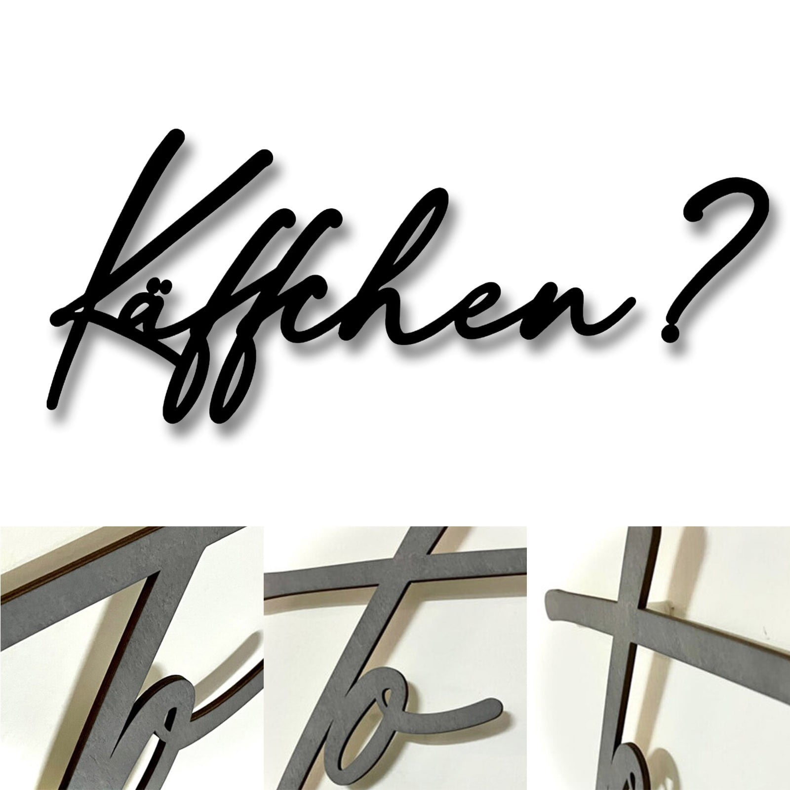 Cclearance Items!Etsjal Wooden 'Kaffchen' Wall Decor – Rustic German ...
