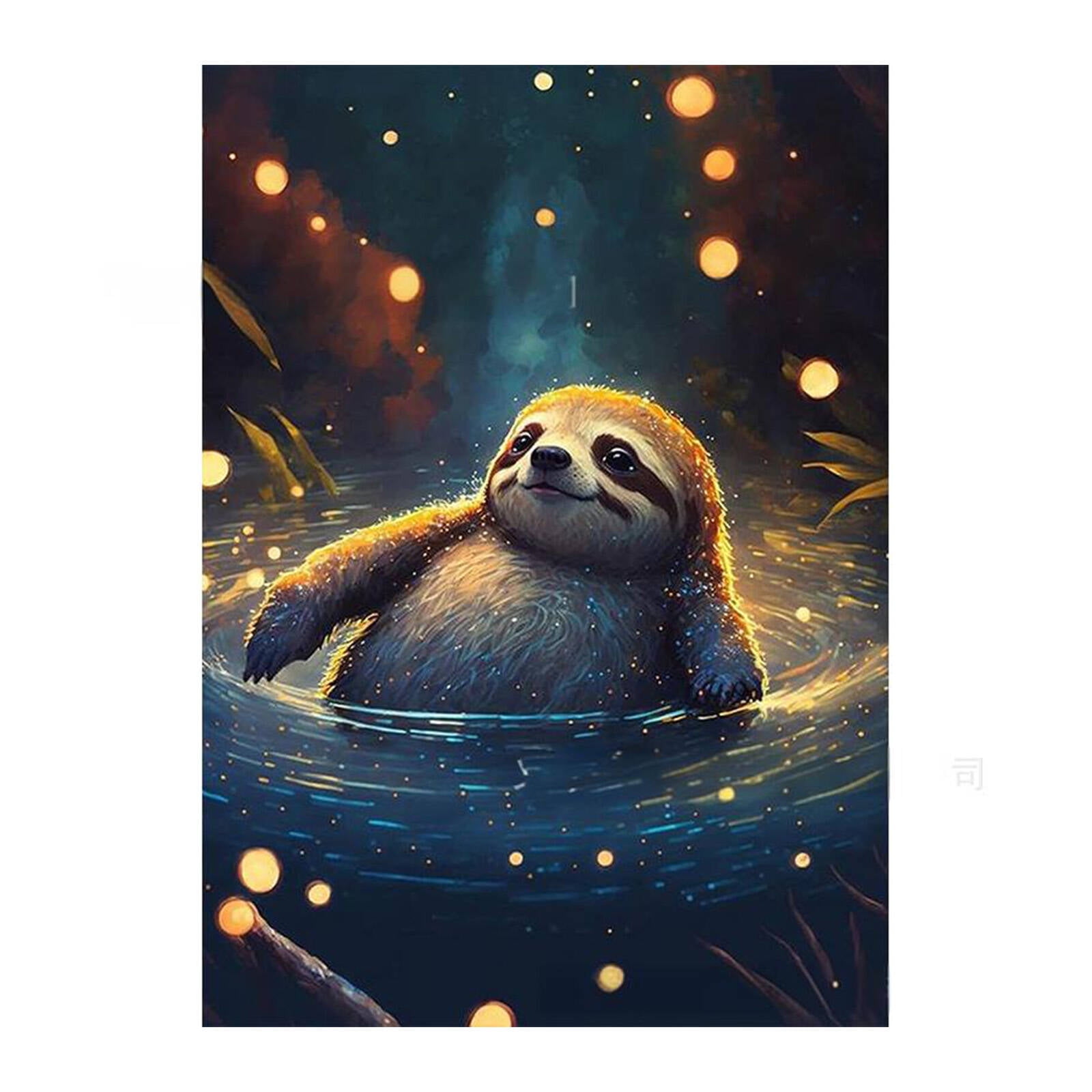 Ccocc Custom Diamond Painting Lazy Sloth Diamond Painting Decor Diamond ...