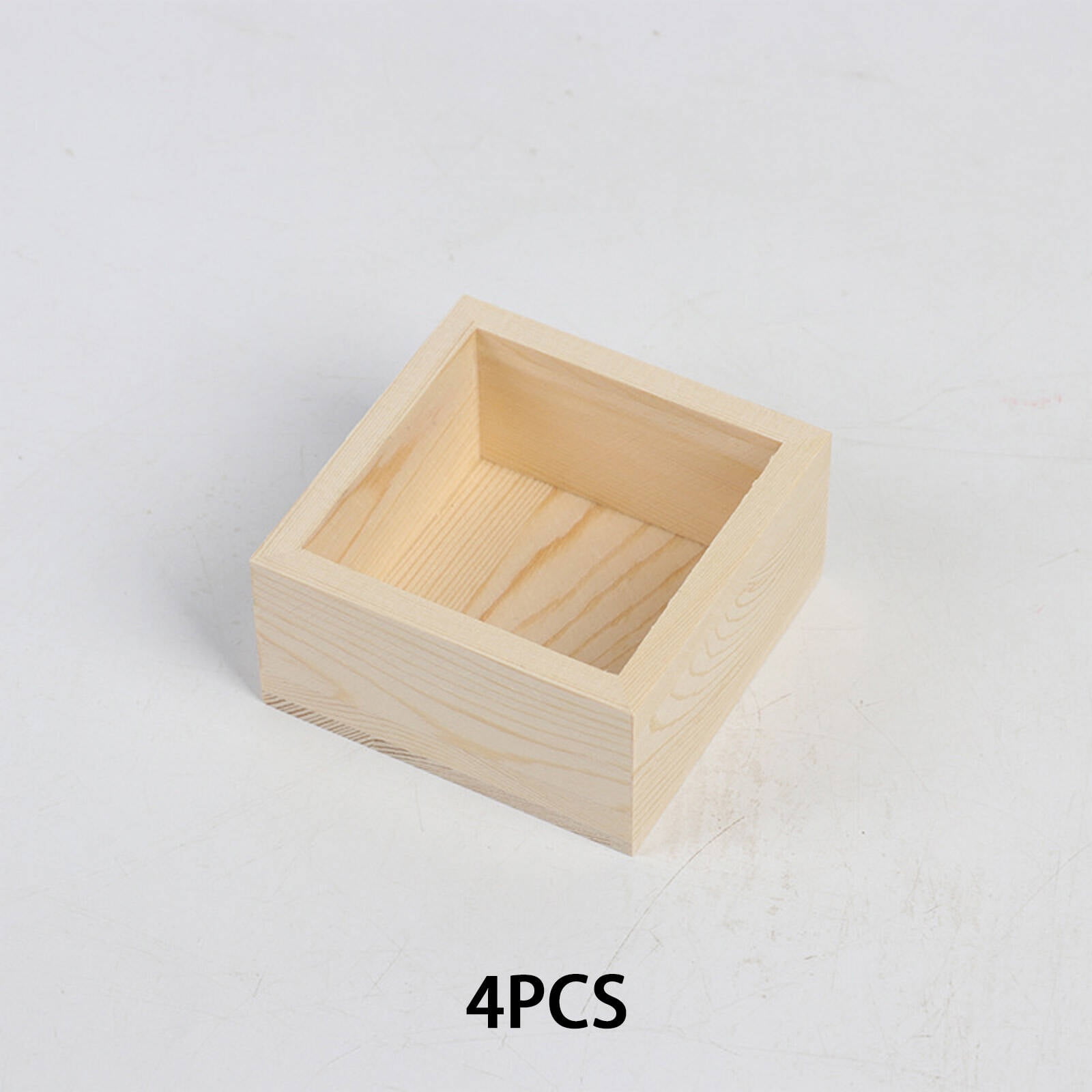 Ccocc Small Wooden Box Versatile Wooden Display Box Wood Box Elegant ...