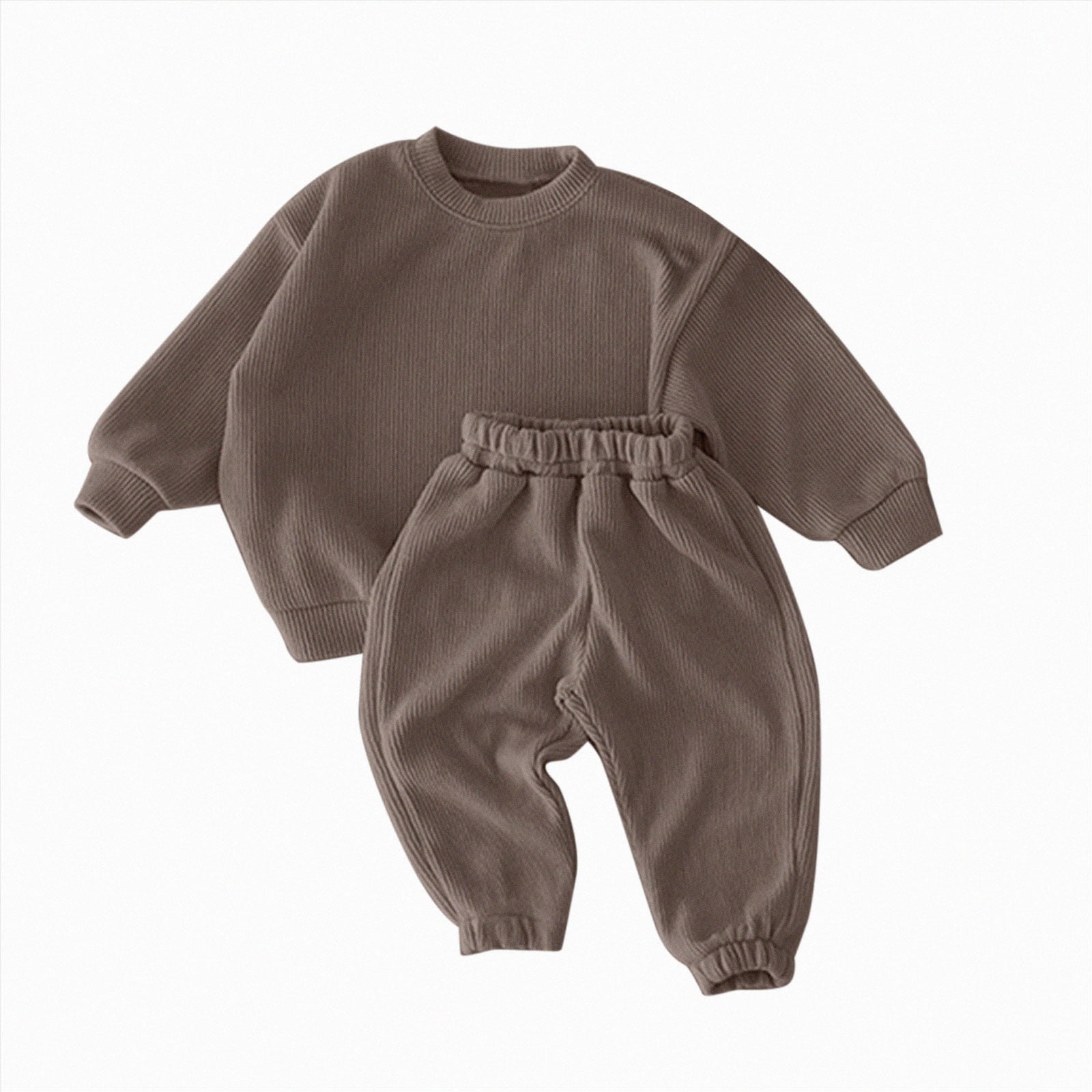 Ccpelsie Baby Boy Clothes Fall Winter Long Sleeve Sweatshirt with Pants ...