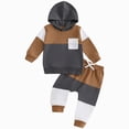 Ccpelsie Baby Boy Clothes Fall Winter Outfits Waffle Knit Contrast ...
