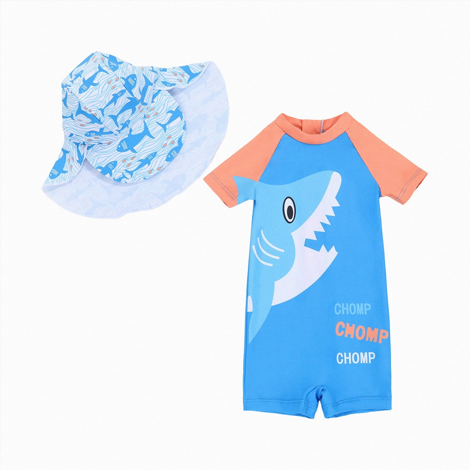 Ccpelsie Baby Boy Swimsuit Rash Guard Shirts Toddler Boy Swimwear Full ...