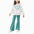 Ccpelsie Baby Girl Fall Winter Clothes Rib Knit Ruffle Top and Bell ...