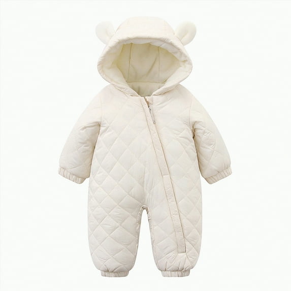 Ccpelsie Baby Kid Fleece Jumpsuit for Infant Bear Snowsuit Newborn Romper Warm Coat for Boys ...