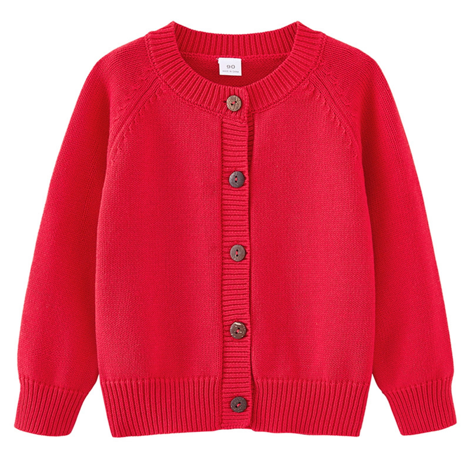 Ccpelsie Baby Sweater Cardigan Jacquard Cable-Knit Spring Coat Long ...