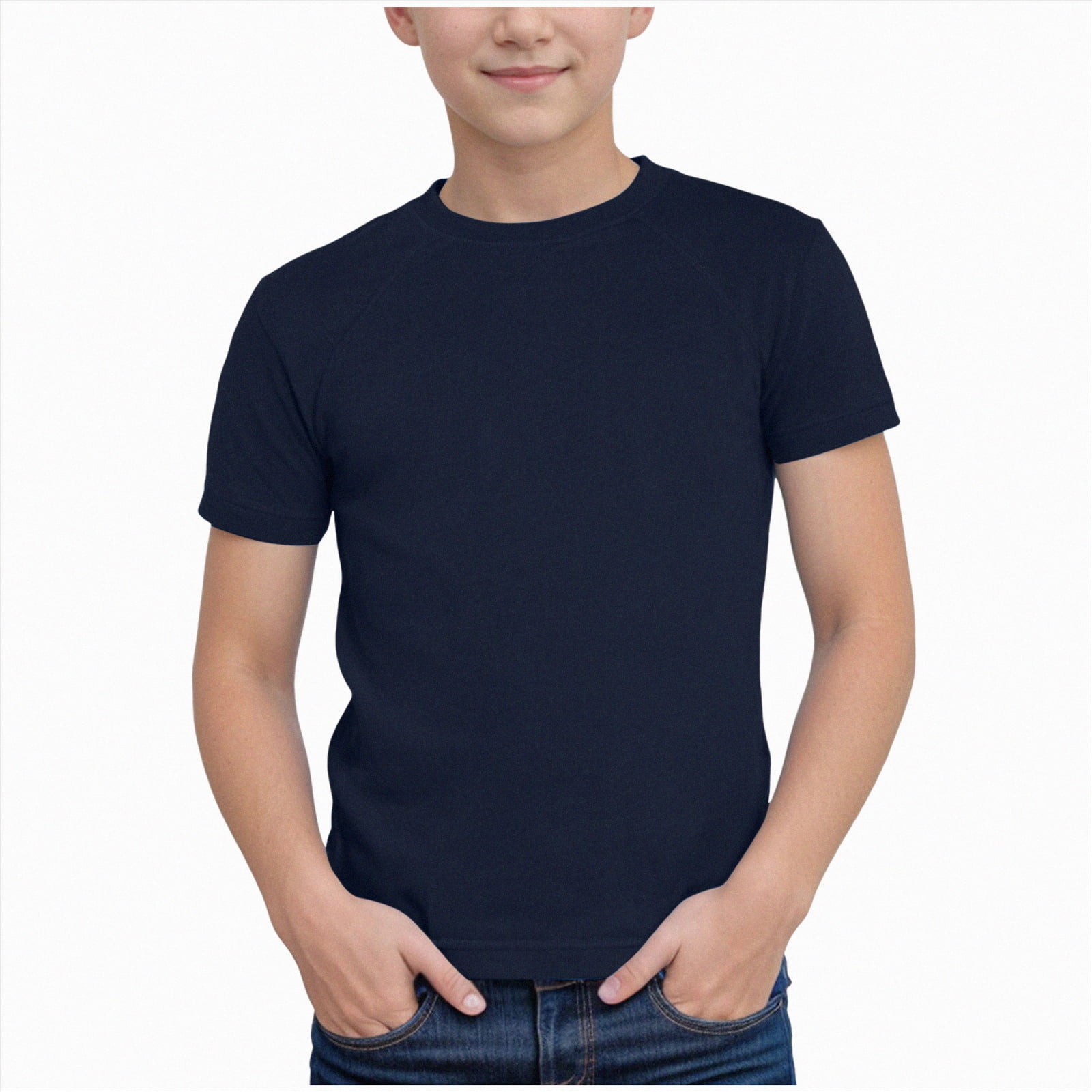 Ccpelsie Baby Toddler Solid Color Short Sleeve T-Shirts for Boys Boys ...