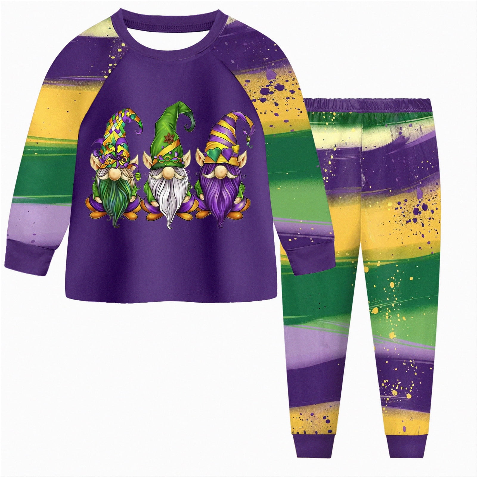 Ccpelsie Baby Unisex 2PCs Clothing Set Carnival Set Breathable Long ...