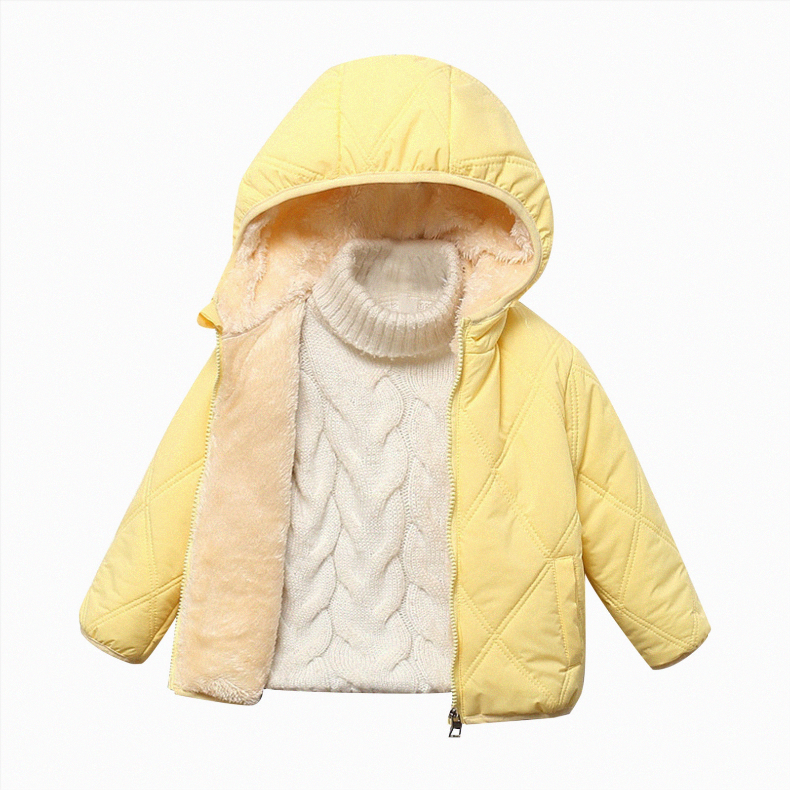 Ccpelsie Boy Winter Coat Warm Quilted Puffer Parka Jacket with ...