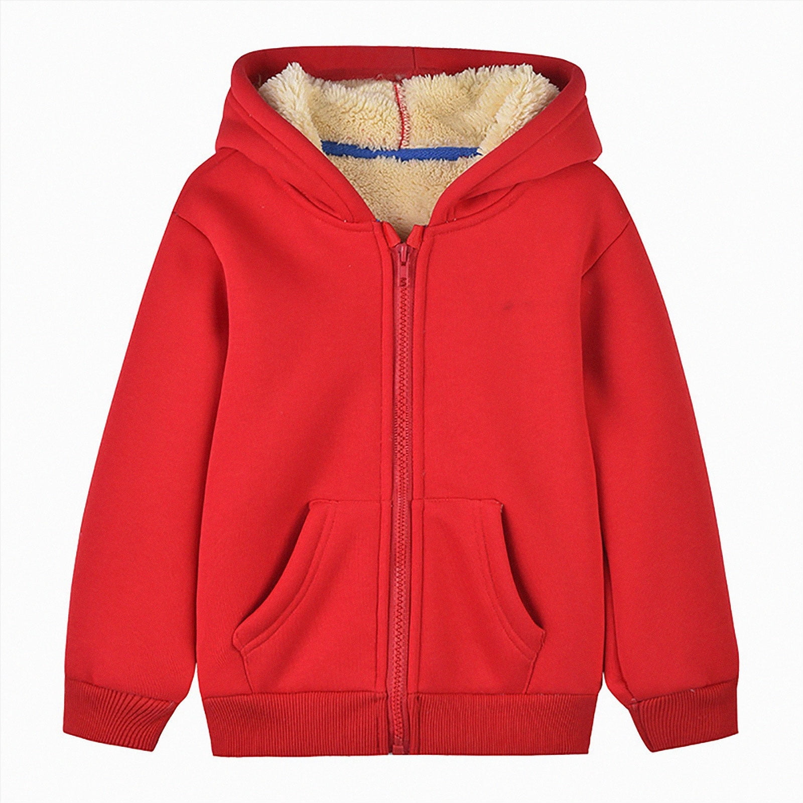 Ccpelsie Boy Zip Up Hoodies Casual Long Sleeve Drop Shoulder Zipper ...